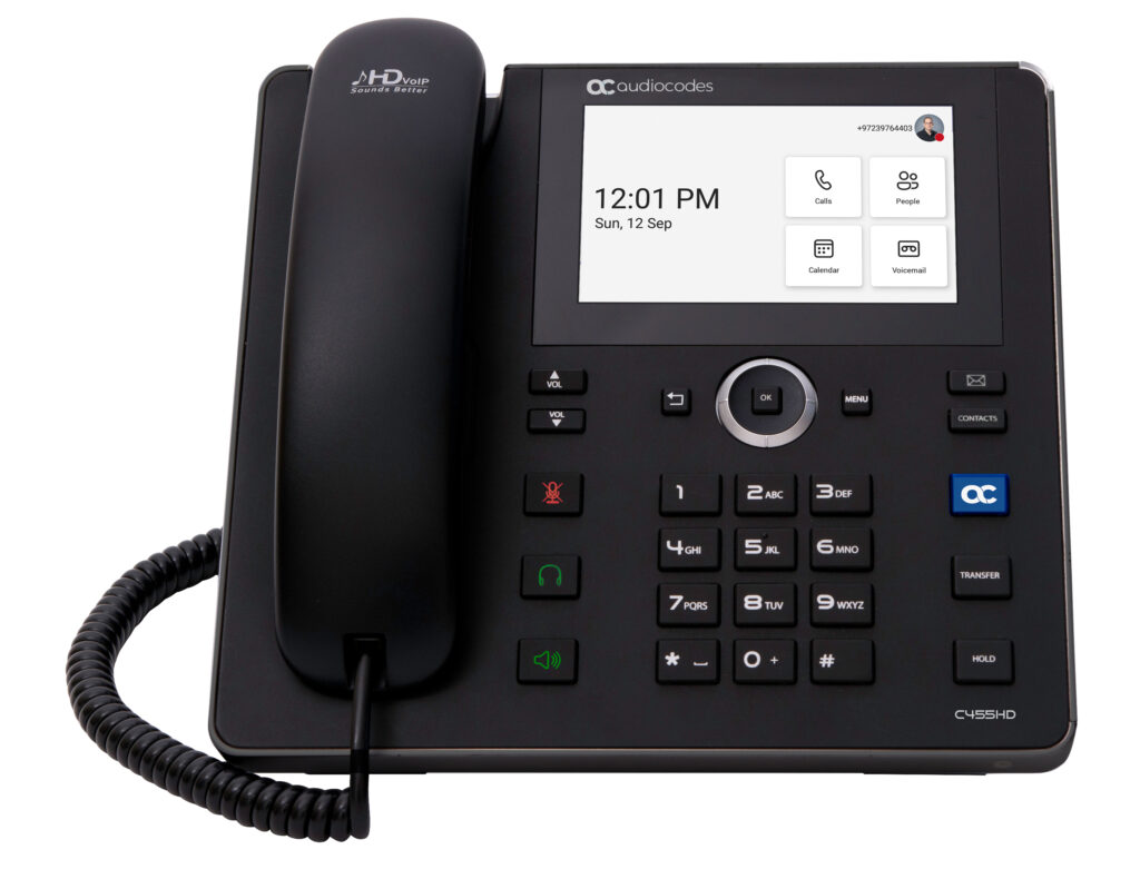 AudioCodes C455HD IP Phone - UnifiedCommunications.com