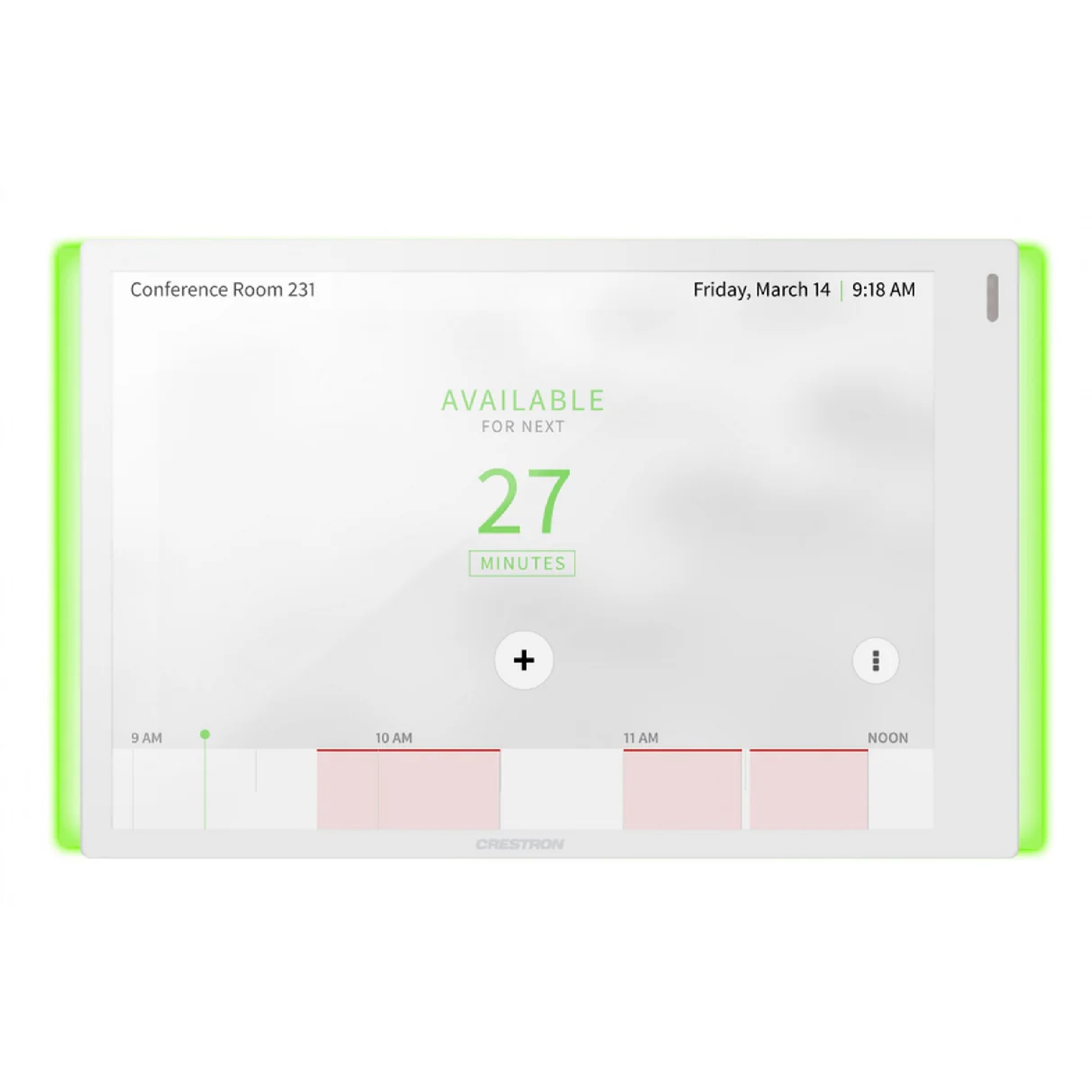Crestron 7inch Room Scheduling Touch Screen For Zoom Rooms ...