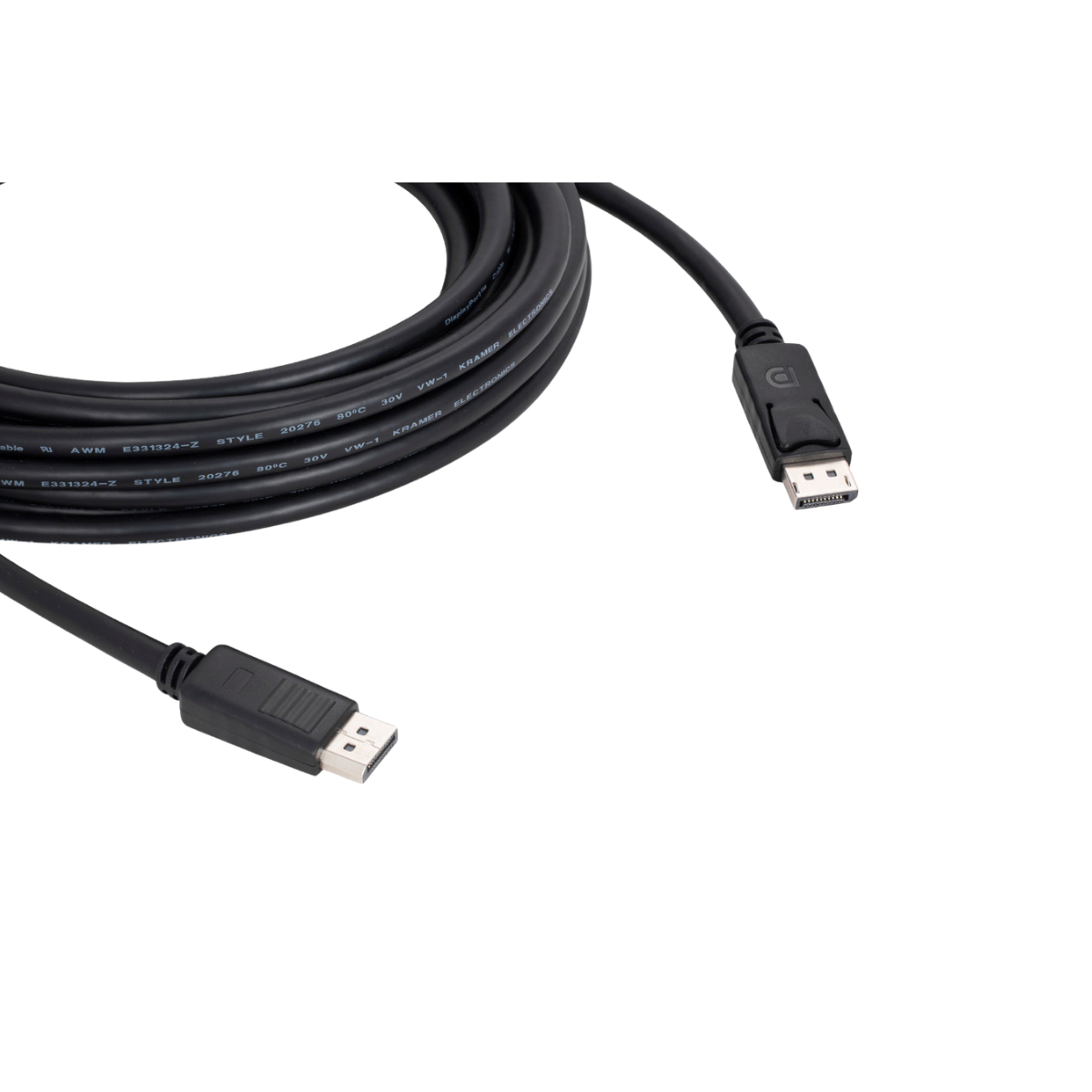 Kramer DisplayPort 1.2 cable with Latches -3' - UnifiedCommunications.com