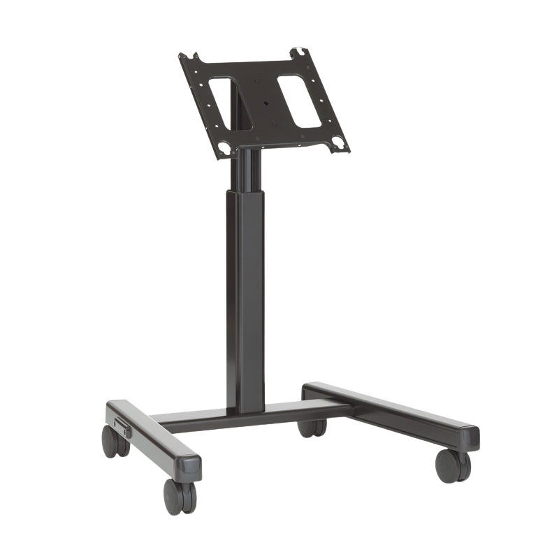 Chief 3'–4' Mobile Cart 15–45° Tilt – Black - UnifiedCommunications.com